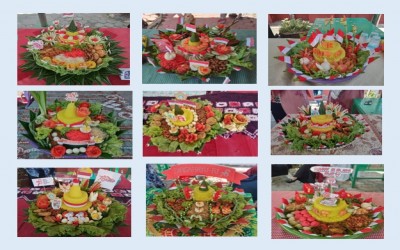 SMKN 5 Banjarmasin Gelar Lomba Kreasi Menghiasi NasiTumpeng dalam Rangka Perayaan HUT RI ke-78 ...