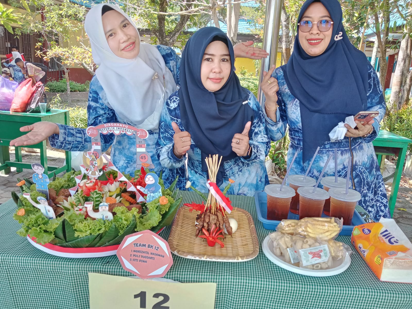 SMKN 5 Banjarmasin Gelar Lomba Kreasi Menghiasi NasiTumpeng dalam Rangka Perayaan HUT RI ke-78 ...